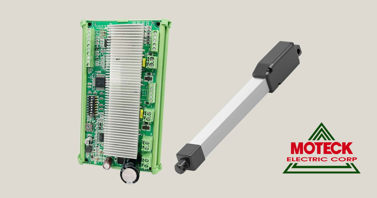 Styrkort och miniatyrställdon från Moteck - OEM Motor